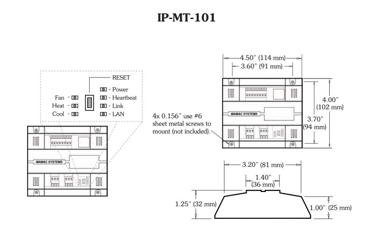 Bộ điều khiển IP-MT-101 - Thiết bị máy lạnh Bộ điều khiển IP-MT-101